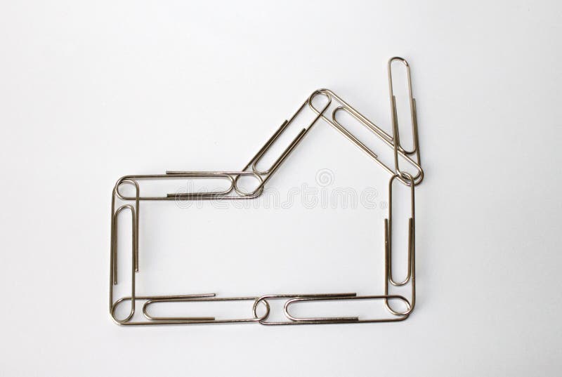 House Paperclips stock photo. Image of paperclips, business - 18778026