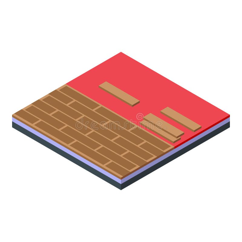 House Parquet Icon Isometric Vector. Floor Interior Stock Vector ...