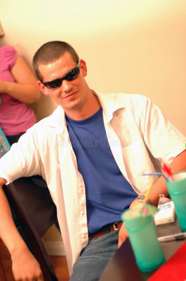 House Party 3 stock image. Image of sunglasses, caucasian - 265381