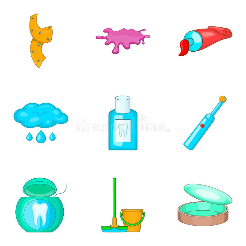 Personal Hygiene Icon Set, Cartoon Style Stock Vector - Illustration of ... Personal Hygiene Icon Set, Cartoon Style Stock Vector - Illustration of ...