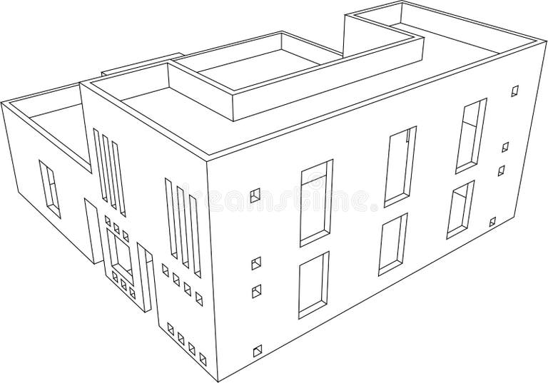 One Point Perspective House Stock Illustrations – 74 One Point ...