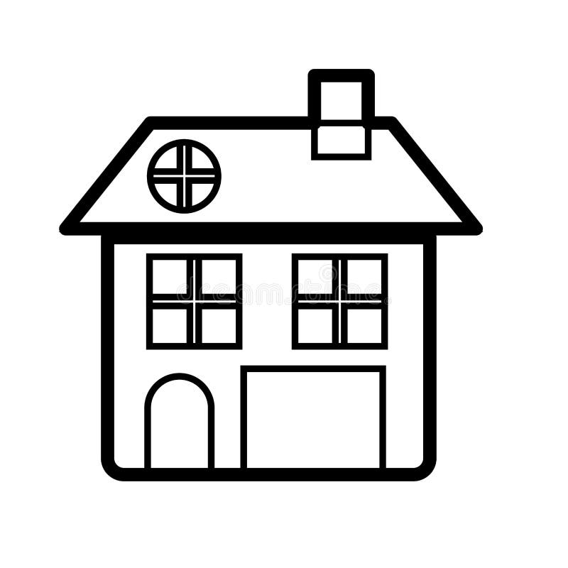 House pictogram icon image stock vector. Illustration of architecture ...