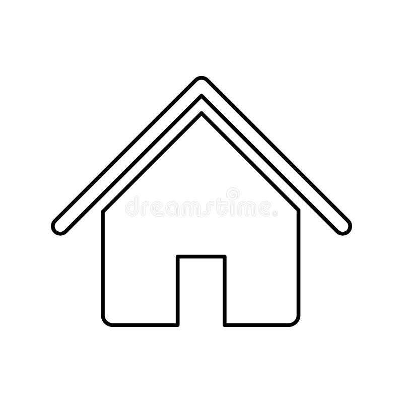 House pictogram icon image stock vector. Illustration of architecture ...