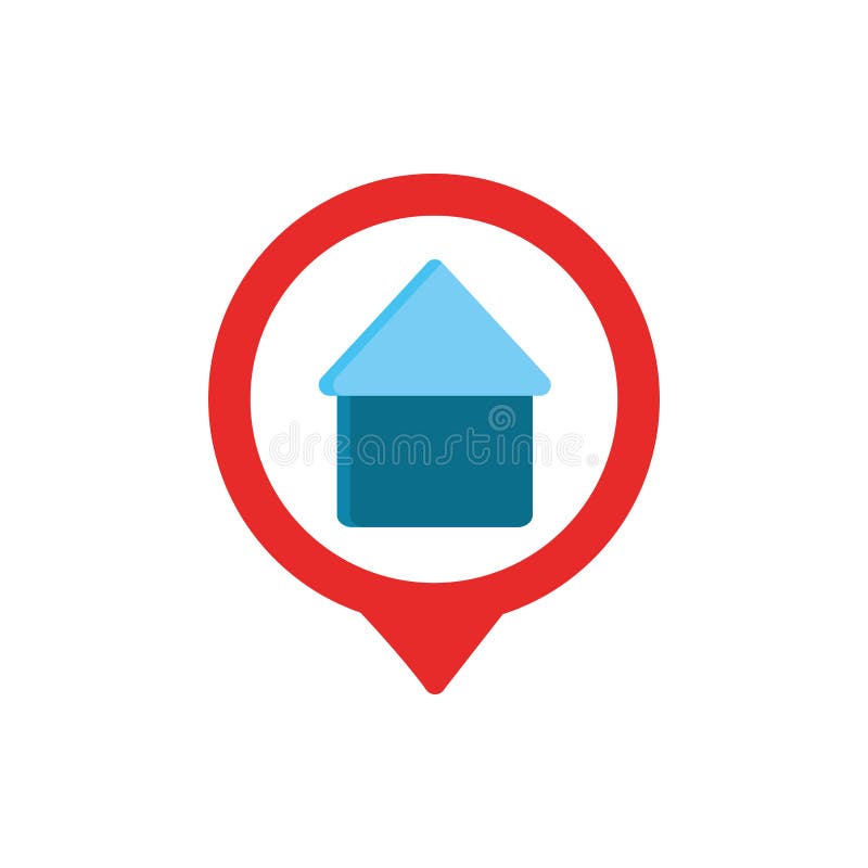 House Pin Gps Map and Navigation Stock Vector - Illustration of ...