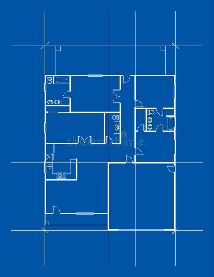 House blueprints stock illustration. Illustration of plan - 4506487