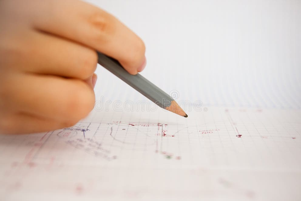 House Plan Blueprints Close Up Stock Image - Image of draft, contractor ...