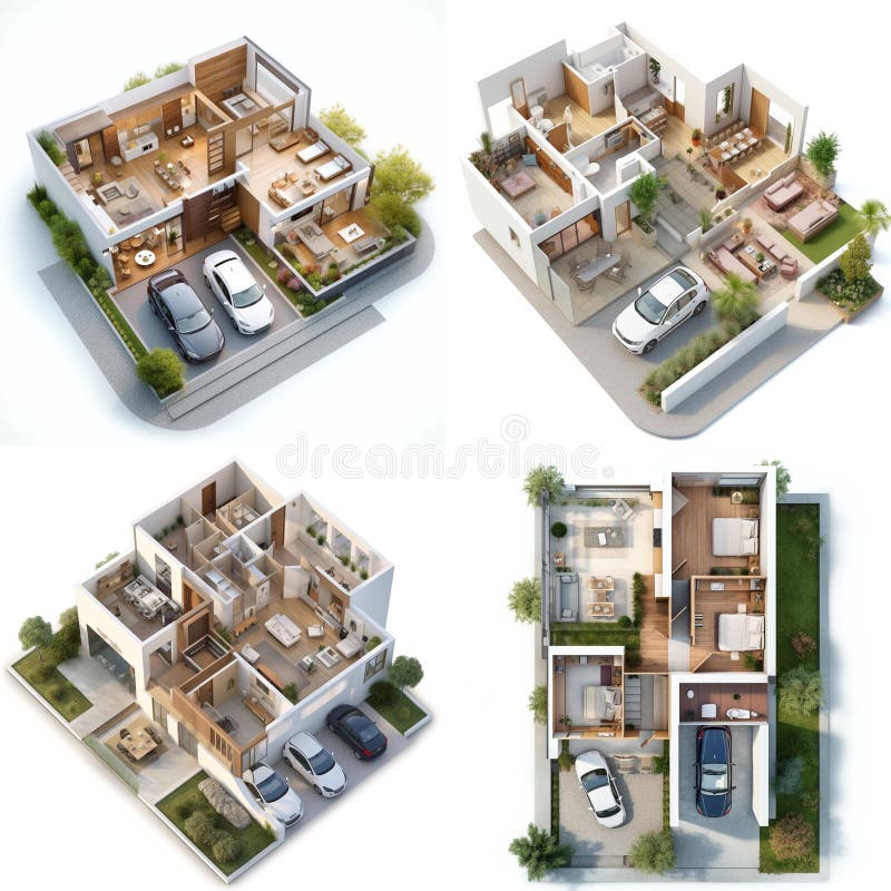 House plan design stock illustration. Illustration of property - 286099946