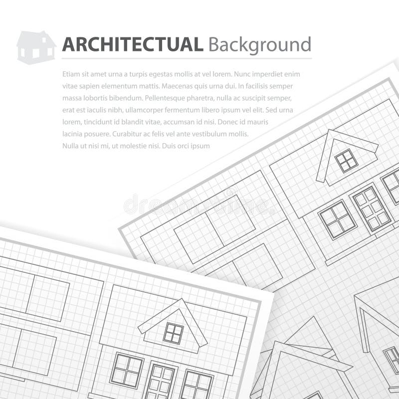 Vector Abstract 3d Architecture Sign, Building Plan Logo, House Design ...