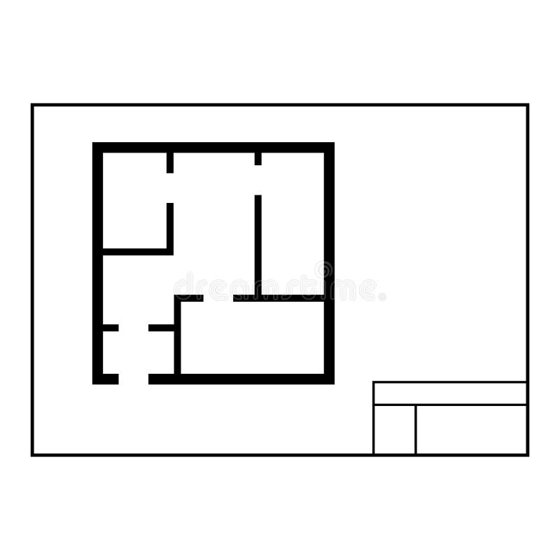 House Plan Icon, Architecture Sketch Graphic Design, Home Construction ...
