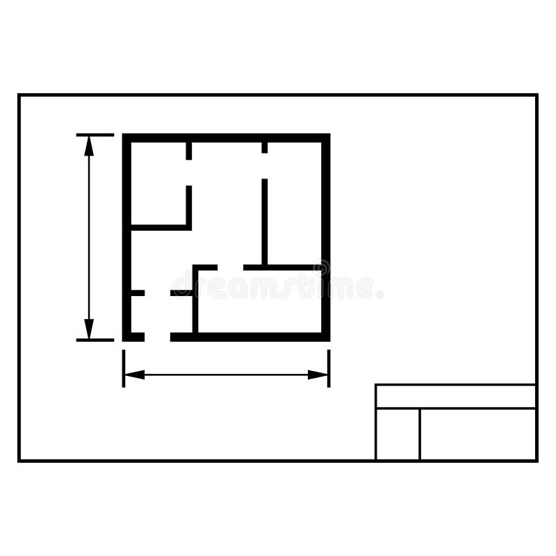 House Plan Icon, Architecture Sketch Graphic Design, Home Construction ...