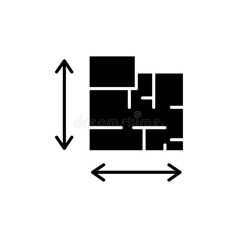 House Plan Icon Set. Floor Design Architect Blueprint Construction ...