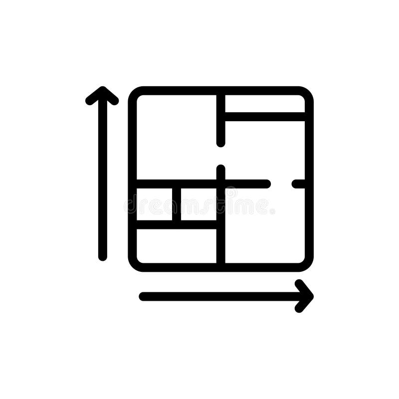 House Plan Icon Set. Floor Design Architect Blueprint Construction ...