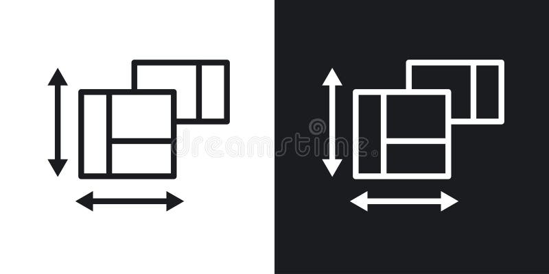 House Plan Icon Set. Floor Design Architect Blueprint Construction ...
