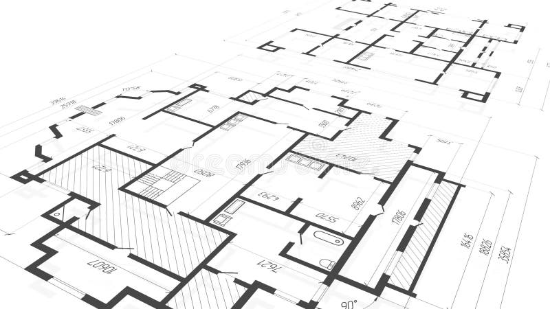 Architectural Plan .House Plan Project .Engineering Design .Industrial Construction of Houses ...