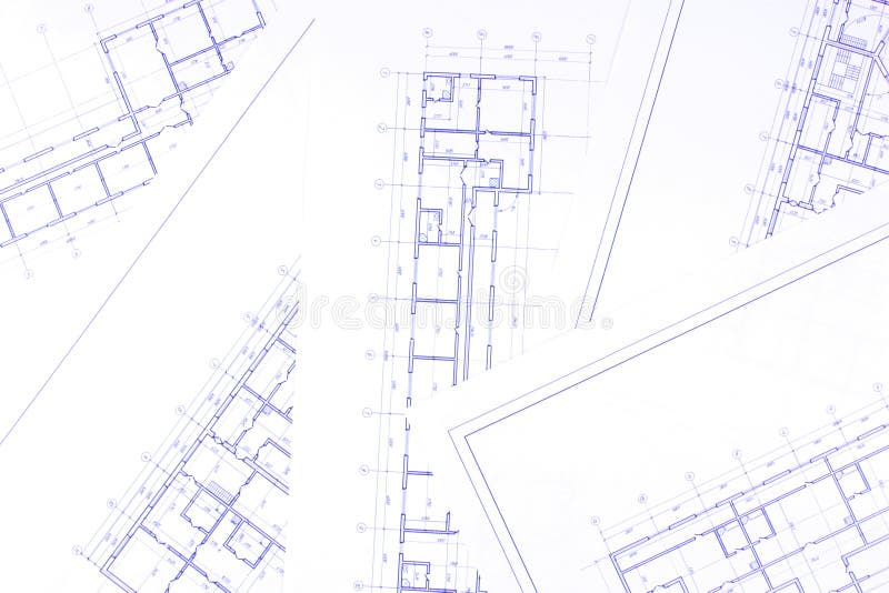 House Plan Project .Technical Drawing Background.Engineering Design ...