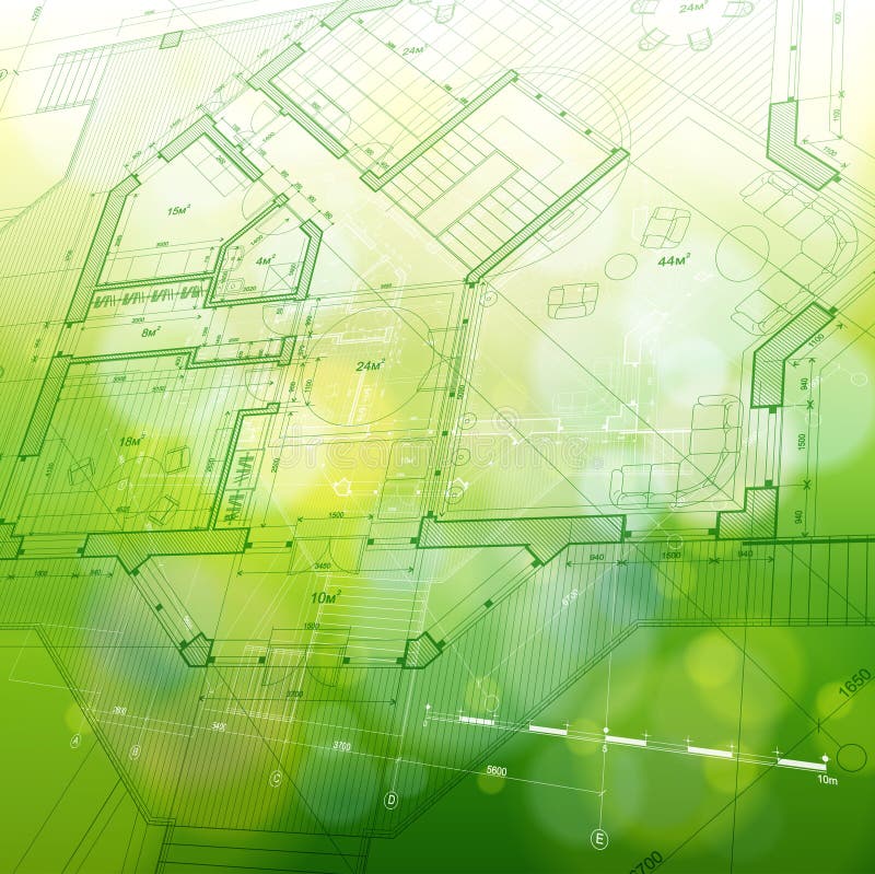 House Plan: Vector Blueprint Stock Vector - Illustration of blueprint ...