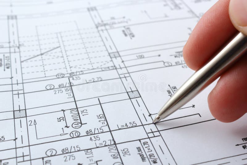House planning stock image. Image of engineering, measurements - 27141363