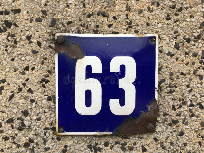 House plate 63 stock image. Image of wall, address, grunge - 85929005
