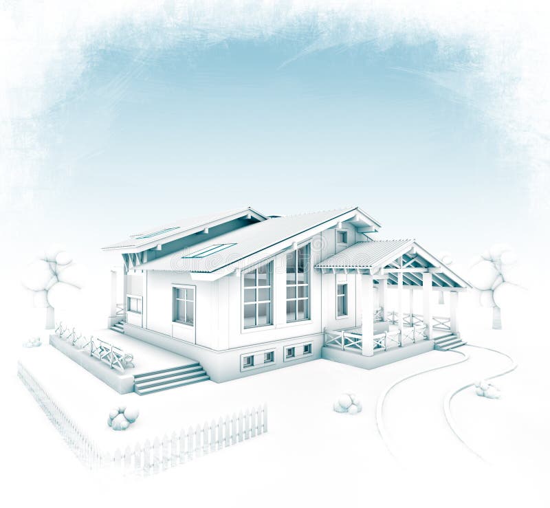 House project stock illustration. Illustration of development - 25784733