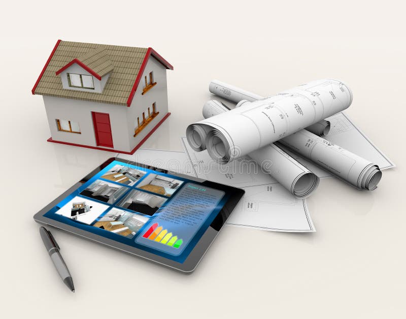 House project stock illustration. Illustration of extension - 41860547