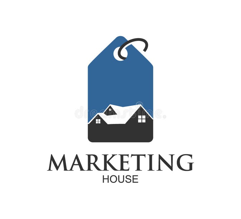 House Property Logo Market Vector Design Illustration Stock ...