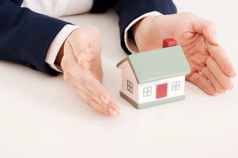 House protect stock image. Image of ownership, people - 48695997