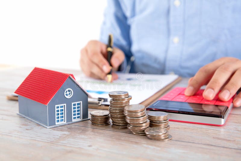 House Purchase Plan in Progress Stock Photo - Image of real ...