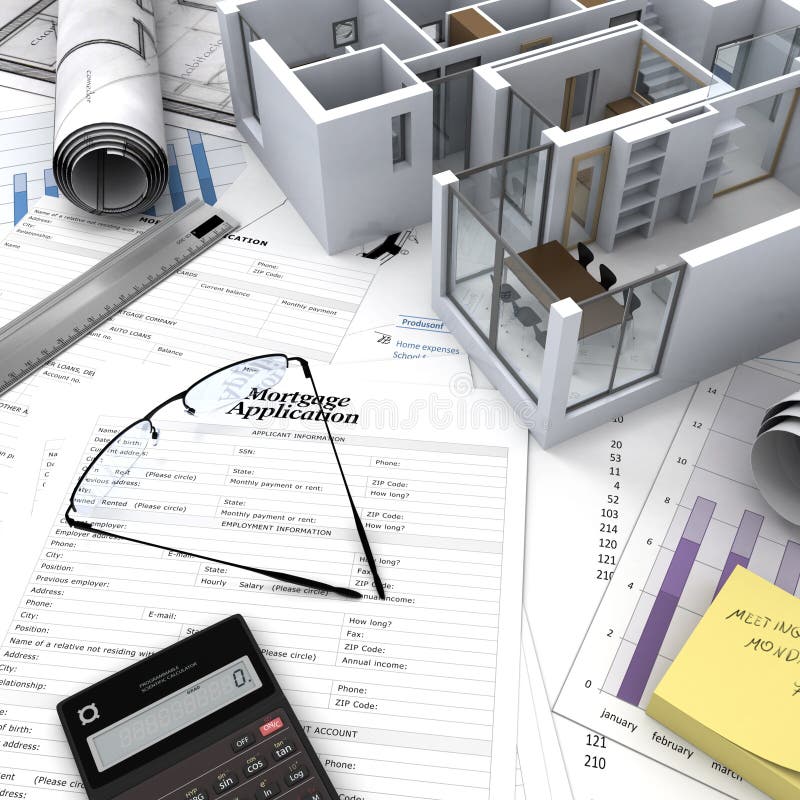 House purchase process stock photo. Image of credit, home - 37183772