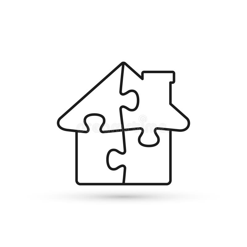 Icon of Jigsaw Icon stock vector. Illustration of object - 251361470