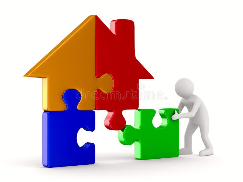 House Puzzle Stock Illustrations – 6,462 House Puzzle Stock ...