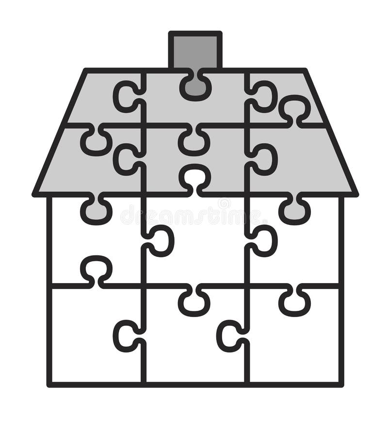 Stencil of puzzle key stock vector. Illustration of ideas - 27617116