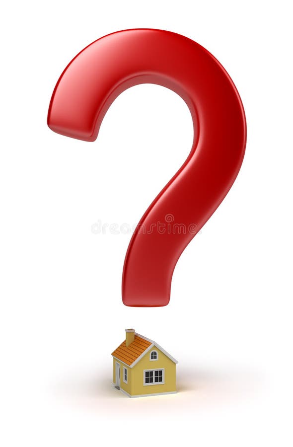 Home question mark cartoon stock vector. Illustration of face - 10847740