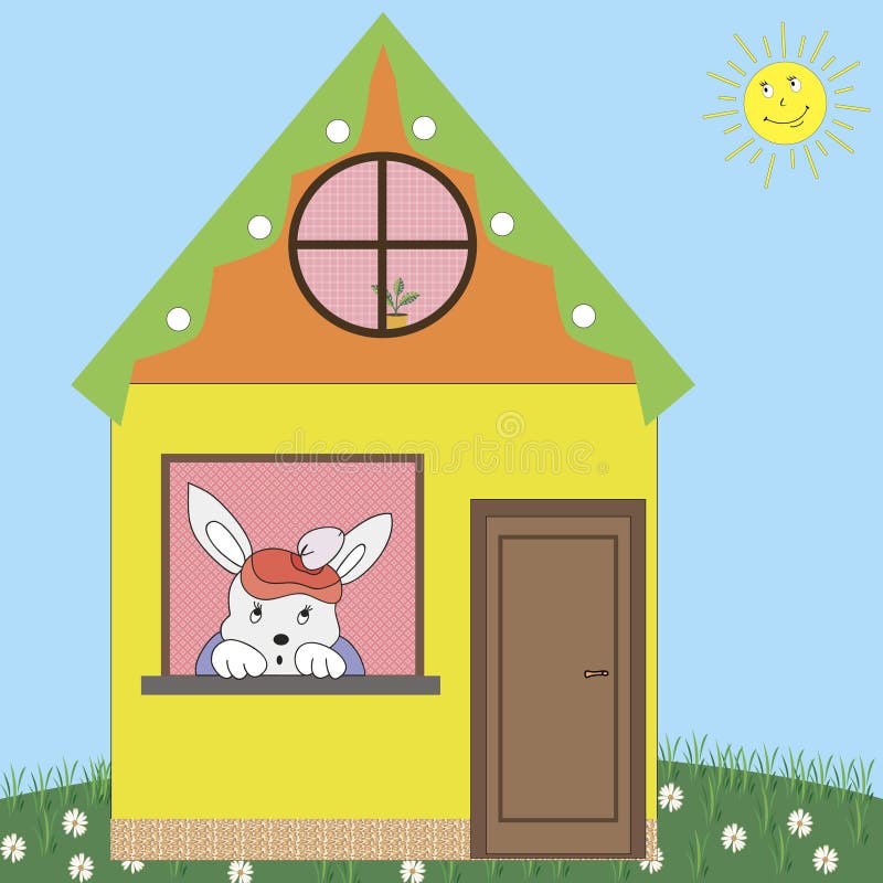 House rabbit stock vector. Illustration of packaging - 21253758