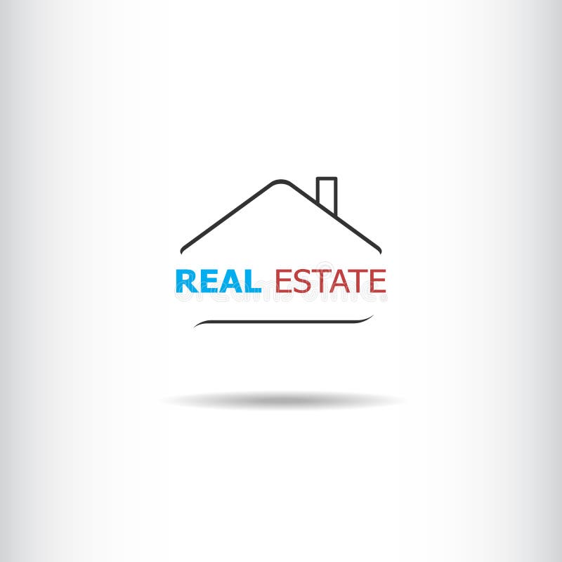 House Real Estate Logo Design Vector Illustration Stock Illustration ...