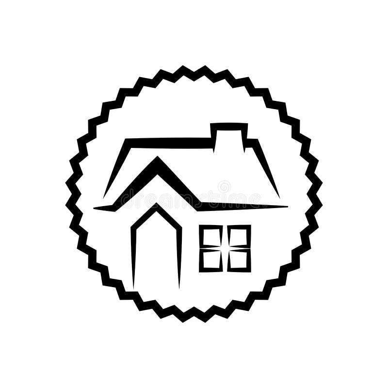 House real estate tag stock vector. Illustration of construction - 79864927