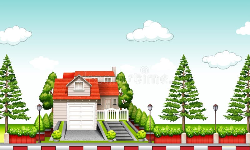 Cartoon House Red Roof Stock Illustrations – 3,017 Cartoon House Red ...