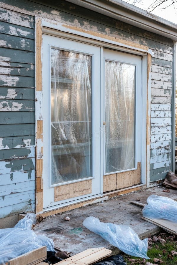 House Remodeling Site stock image. Image of construction - 376891249