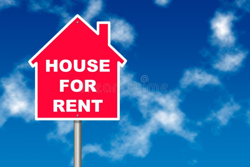House for Rent signpost stock photo. Image of property - 5018762