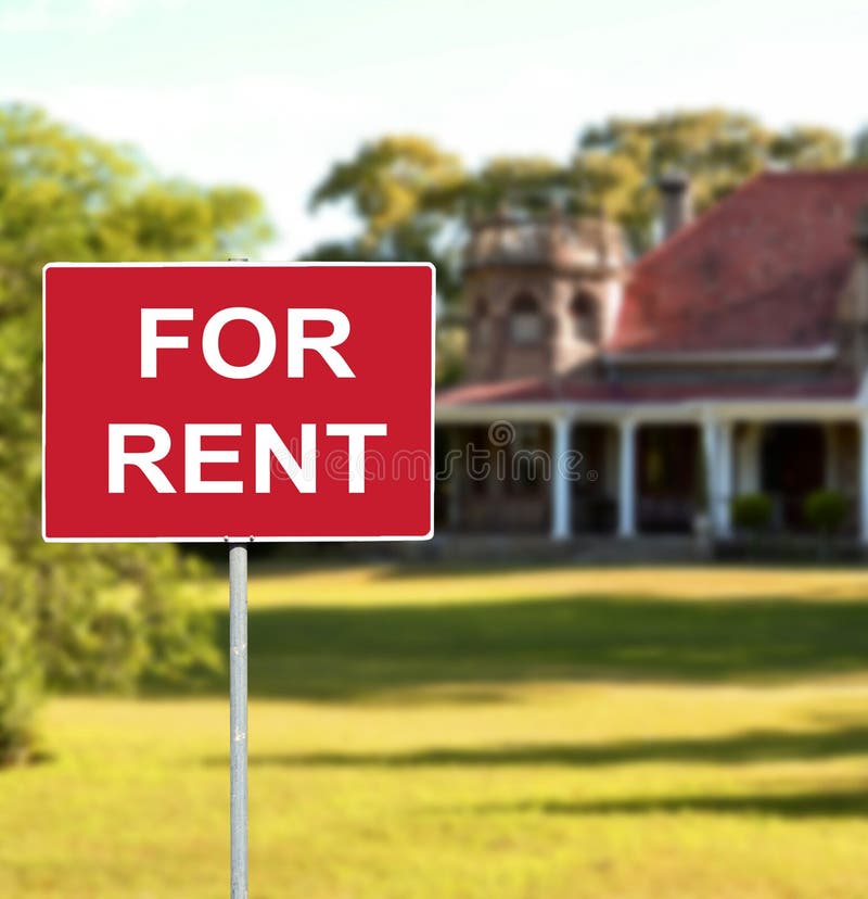 House for rent concept stock photo. Image of seller - 151732762