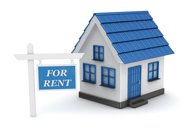 House for rent concept stock illustration. Illustration of symbol ...