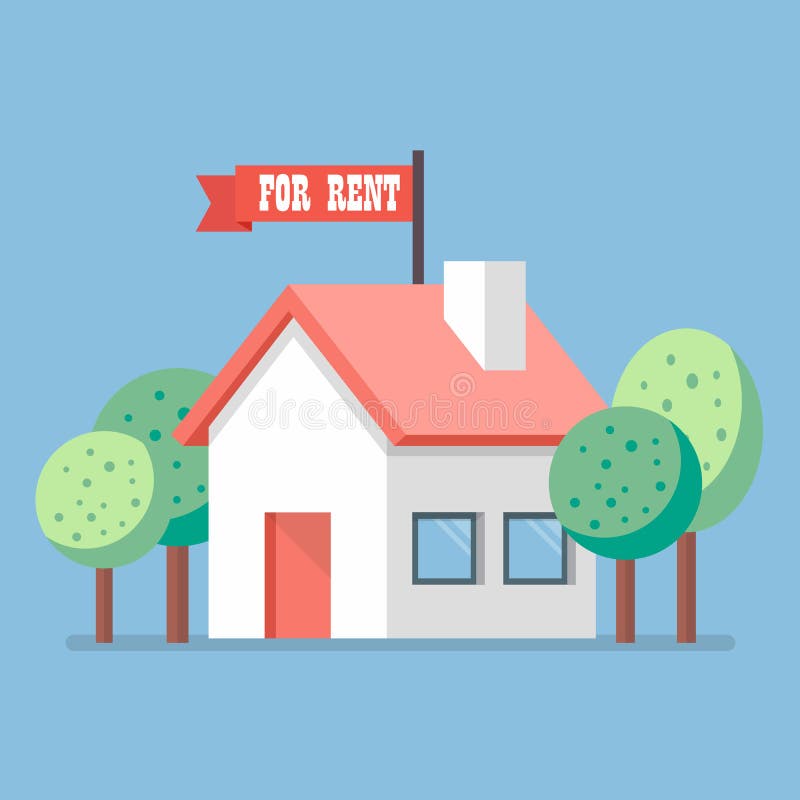 House for rent stock vector. Illustration of town, family - 35897819