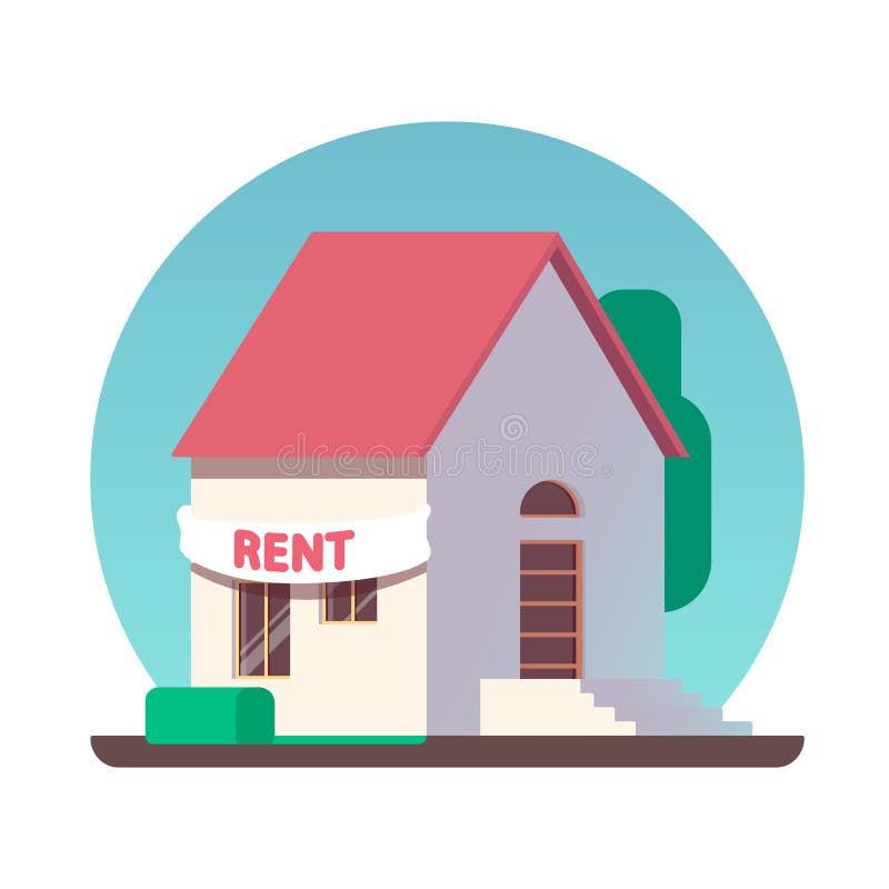 House for rent stock vector. Illustration of lease, agent - 52179738