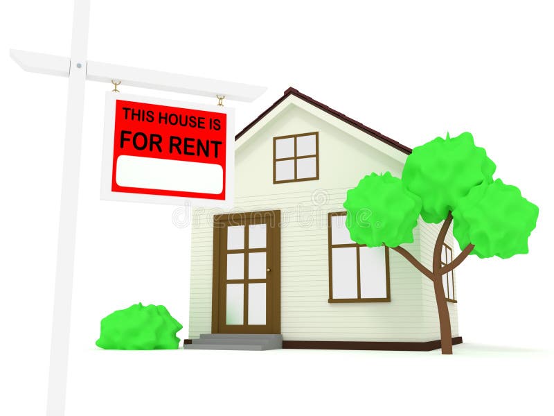 House for rent stock illustration. Illustration of lifestyles - 92128301