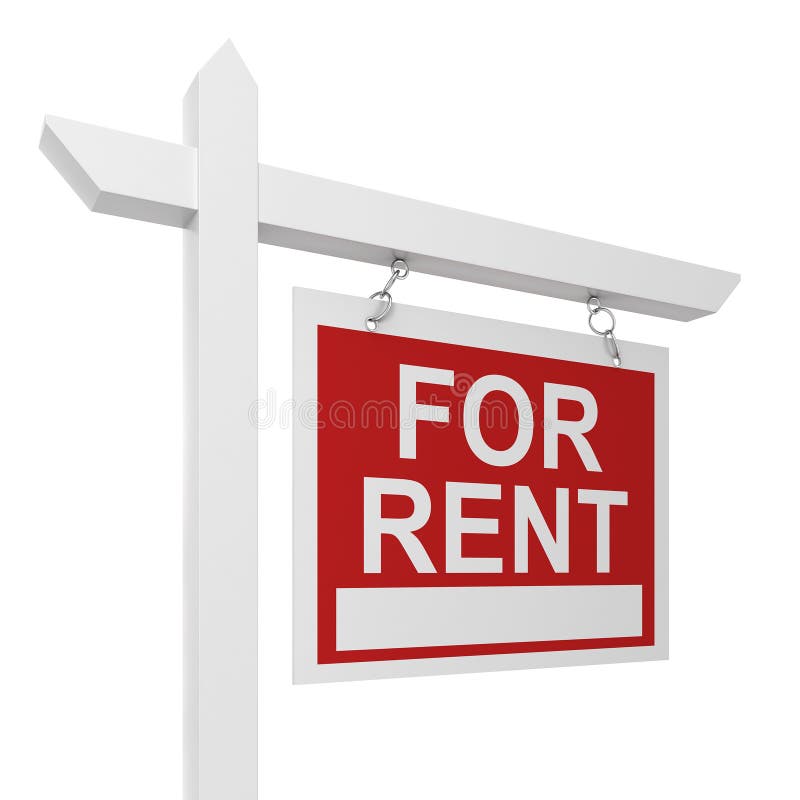 For rent sign stock vector. Illustration of property - 80779946