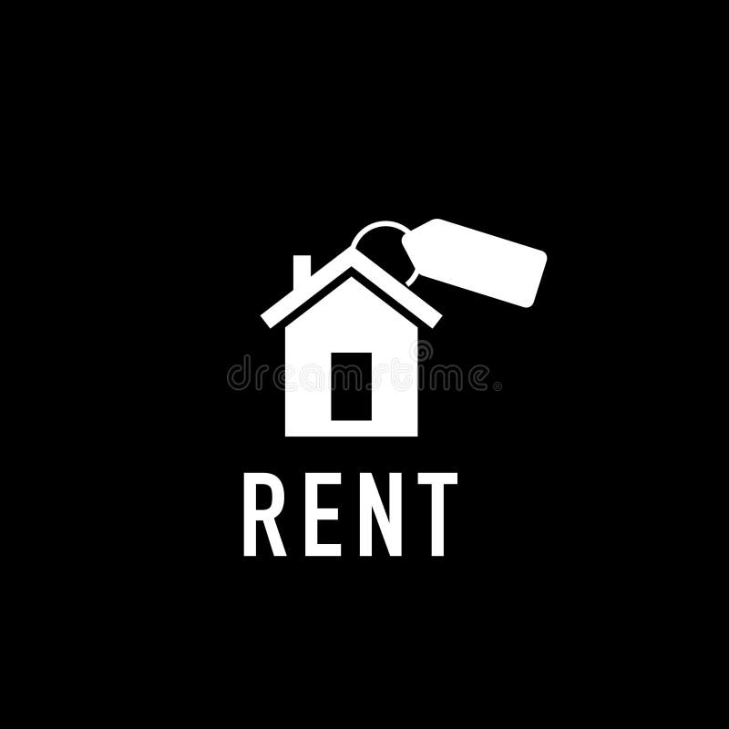 House for Rent. Vector Icon Stock Vector - Illustration of real ...