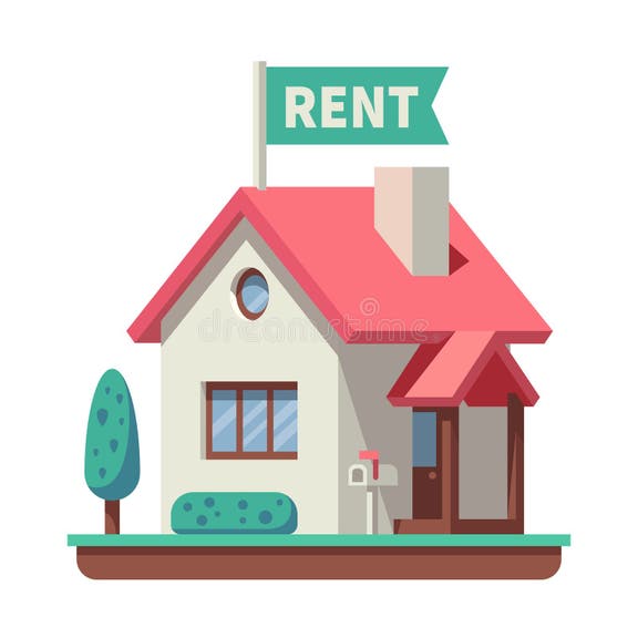 House for rent stock vector. Illustration of icon, environmental - 52179744
