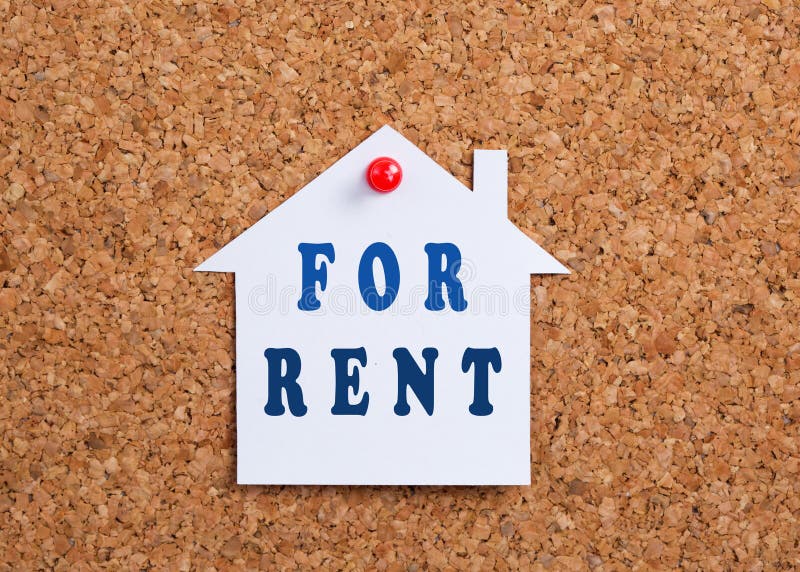 House for rent stock image. Image of information, home - 133145941