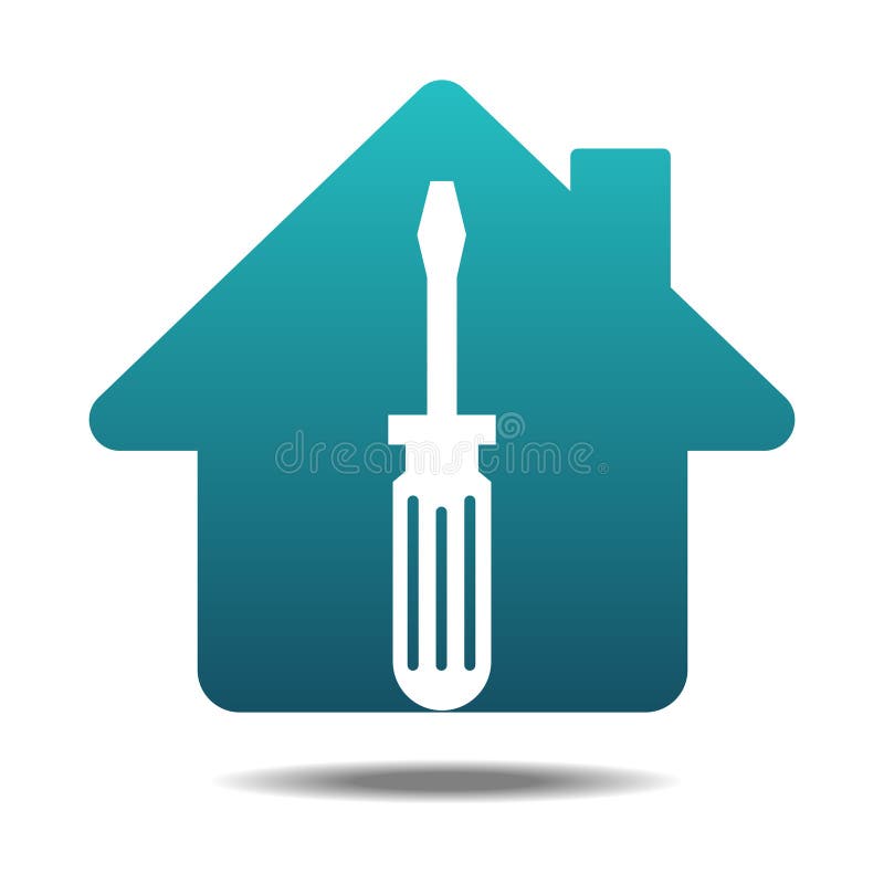House Repair Logo or Home Service Logo Stock Illustration ...