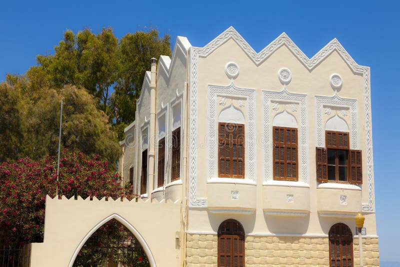 House in Rhodes stock photo. Image of scenics, traditional - 34168476