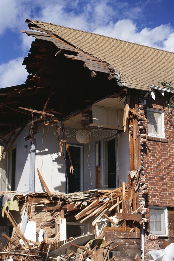 House ripped apart editorial photo. Image of structure - 23162451